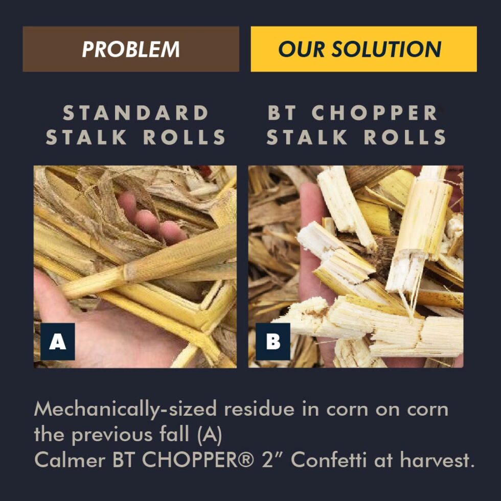 Calmer Stalk Roll and Patented Corn Head Technology Explained