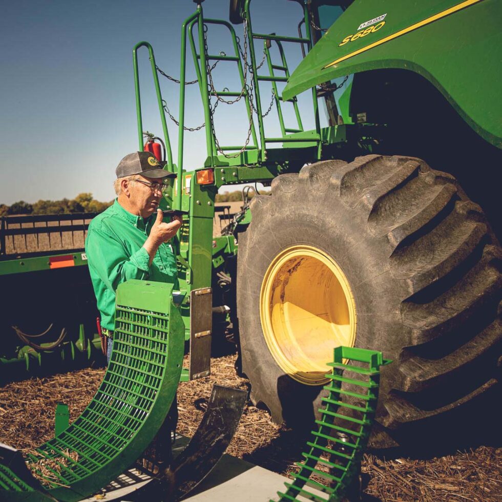 Custom Concaves for Cleaner Harvesting by Calmer